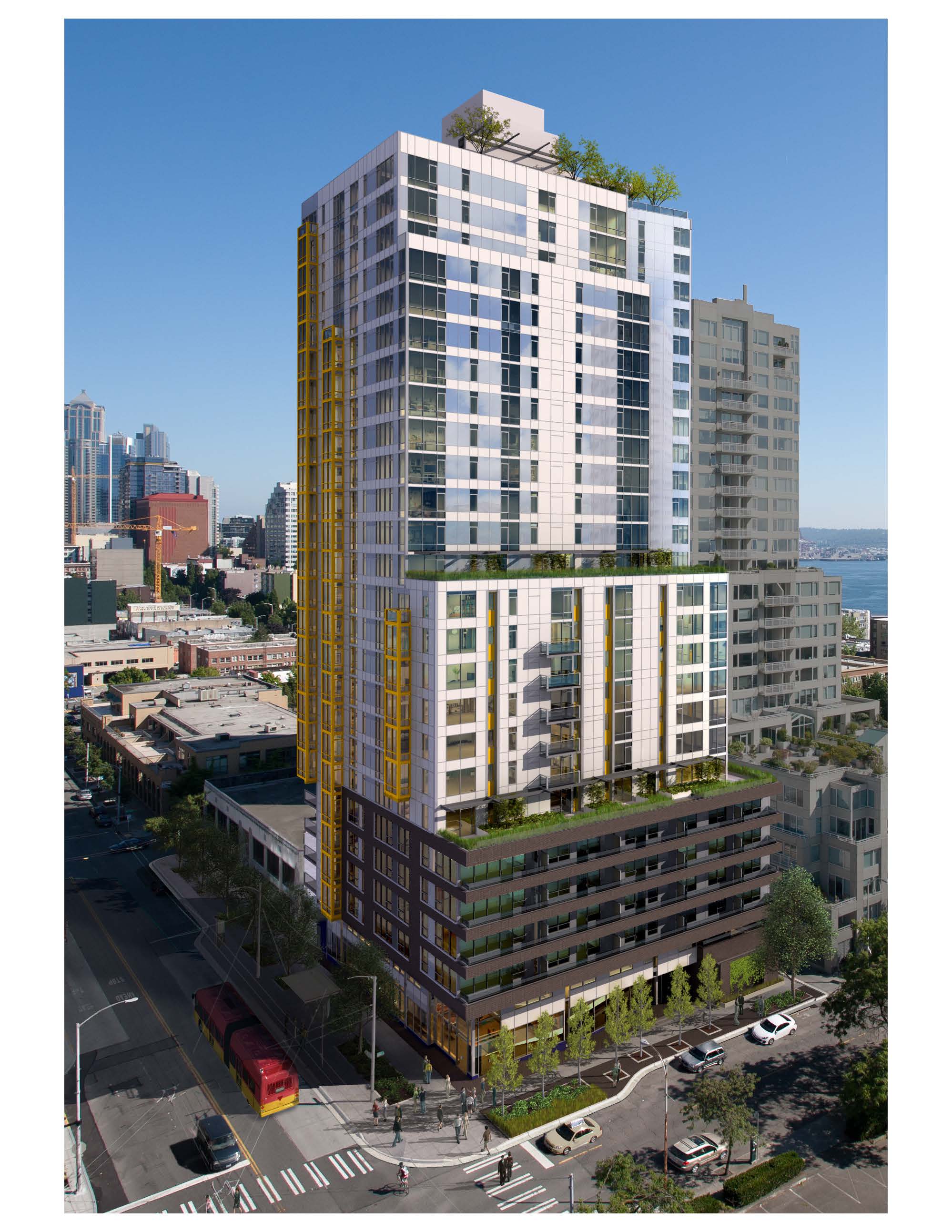 Wood Partners Begins 298-Unit M-F High-Rise in Seattle - Commercial ...