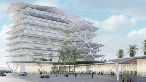 First Green Commercial Building in West Africa Tops Out - Commercial ...