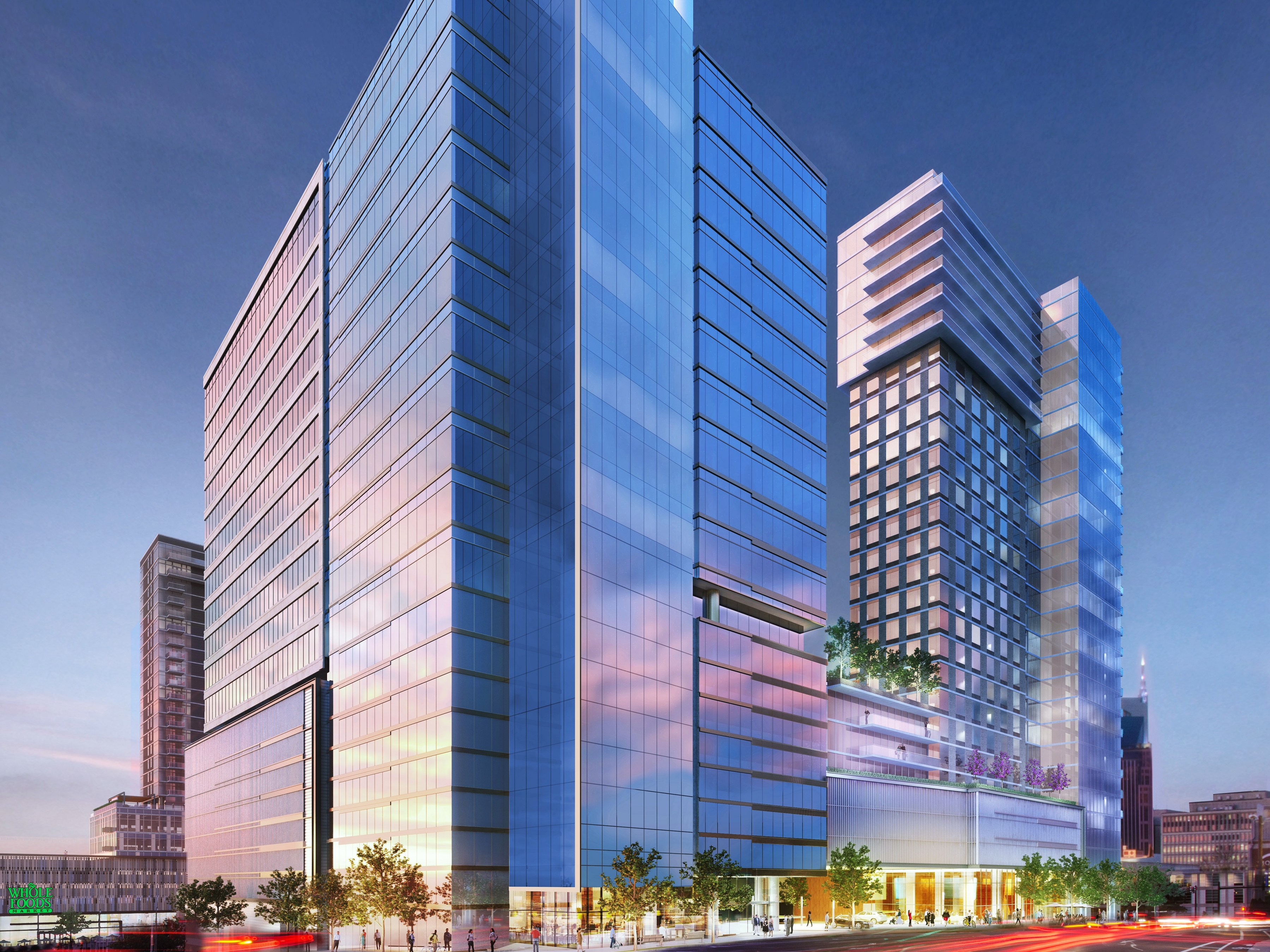 Nashville Mixed-Use Kicks Off 20-Story Office Building - Commercial ...